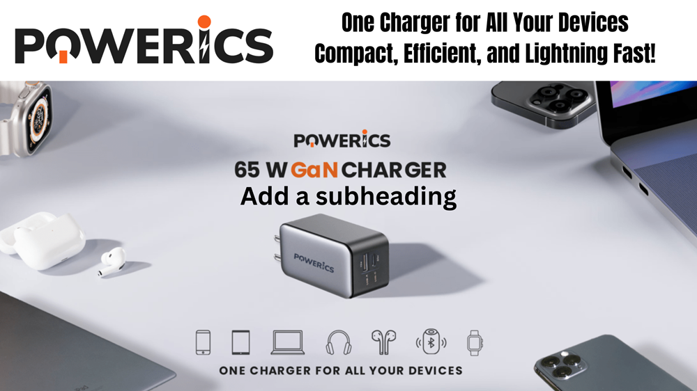 Power Up with India’s First 65W GaN Charger from PowerICs | WAY2WORLD - Opens the World of Success
